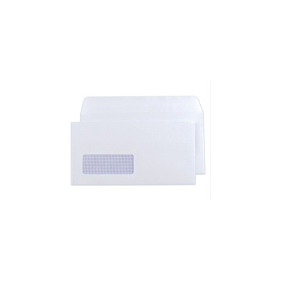 DL White Window Envelopes - Polycopy